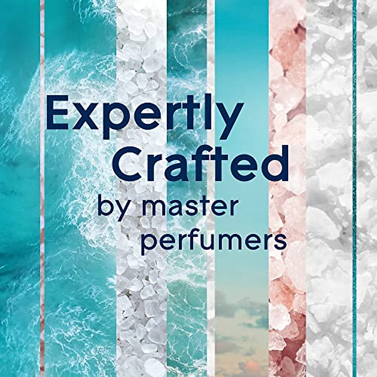 Glade Candle Sky & Sea Salt, Fragrance Candle Infused with Essential Oils, Air Freshener Candle, 3-Wick Candle, 6.8 Oz, 3 Count