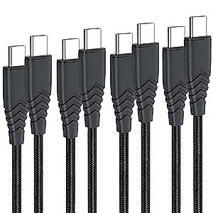 USB C to USB C Charging Cable 1ft 3ft 6ft 10ft Charger Cord for Samsung Galaxy S23/S22/S22 Plus/S22 Ultra/S21 S20 FE 5G,Note 10 20,A14 5G/A13 5G/A53 5G/A23 5G,60W Fast Charge USB Type C,20V/3A