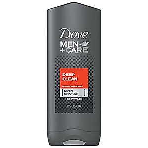 Dove Men+Care Body and Face Wash, Deep Clean, 13.5 Ounce (Pack of 3)