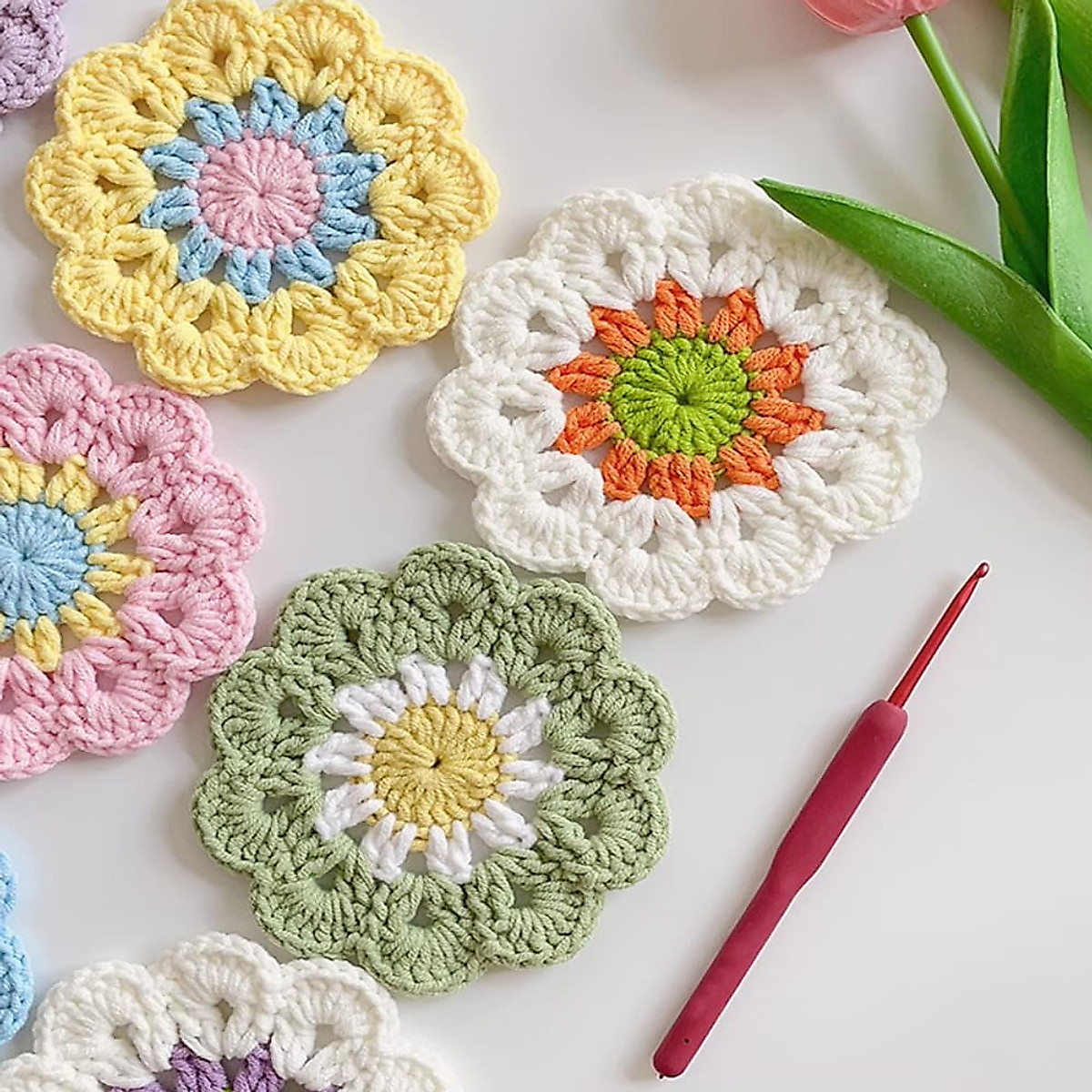 400g Soft Milk Cotton Yarn DIY Craft Cotton Threads for Sweater Hat Scarf Gloves Blue