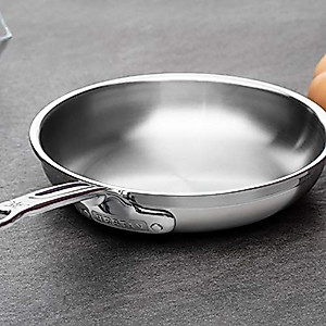 Hestan - ProBond Collection - Professional Clad Stainless Steel Frying Pan, Induction Cooktop Compatible, 8.5-Inch