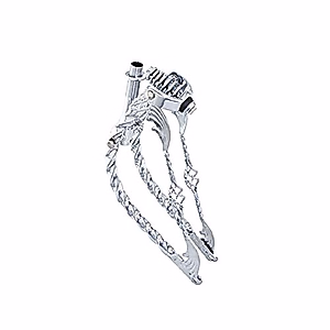 Lowrider Chrome 20" Bike Bent Square Twisted Spring Fork 1" with Twisted Wing Cage Bars. for 20" Bikes, Bicycles. Bike Part for Cruiser, BMX, Trike, Bicycle Parts