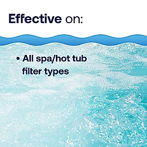 HTH Spa Care Filter Cleaner, Spa & Hot Tub Chemical Deep Cleans Filter, Extends Filter Life, 16 oz