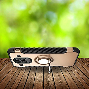 Mate 10 Pro Case, Mingwei [with 360 ° Kickstand] Rotating Ring Case [Dual Shockproof] Protection Cover Compatible with [Magnetic Car Mount] for Huawei Mate 10 Pro (Mate 10 Pro, Blue)