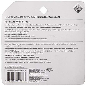 Safety 1st Furniture Wall Straps 2 Count