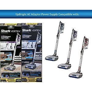 UpBright 28.8V AC Adapter Compatible with Shark IZ440 IZ460 IZ480 IZ440H 26 IZ440H26 IZ441H IZ462H QZ462HQ IZ482H IZ483H XCHRIZ440H XFBT750 XSBT750 DC 25.2V Li-ion Battery Vertex Vacuum DK33-288080H-U