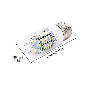 MMBGJKG Refrigerator Light Bulb 5W,5304511738 Refrigerator LED Light Bulb, Refrigerator PS12364857 AP6278388 4584444,120V E26 Daylight White LED Refrigerator Light Appliance Bulbs (4)