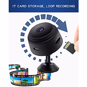 senri Mini Security Camera, 1080P HD WiFi Home Indoor Outdoor Camera for Baby/Pet/Nanny, IP Camera Remote Viewing for Security with iOS,Android Phone APP