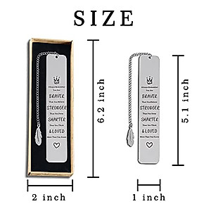 Inspirational Graduation Encouragement Gifts for Book Lovers Readers Her Women Men Him Daughter Son Coworkers Best Friends Metal Bookmarks for Christmas Thanksgiving