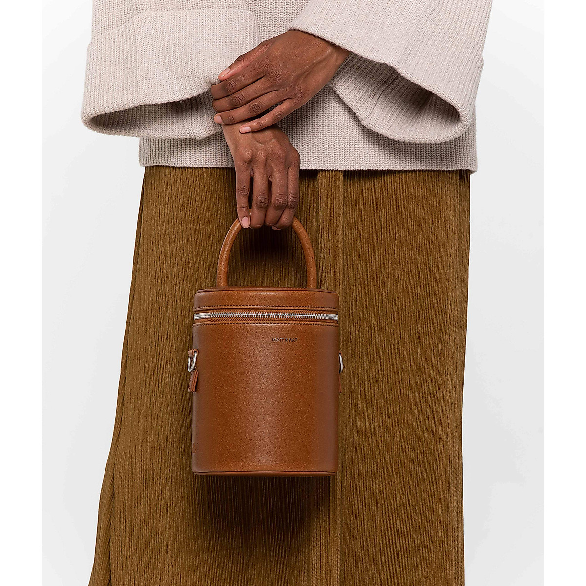 Matt & Nat Vegan Handbags, Dov Vintage Crossbody Bag, Chili - 100% Animal & Cruelty Free, 100% Recycled Linings, Eco-Friendly