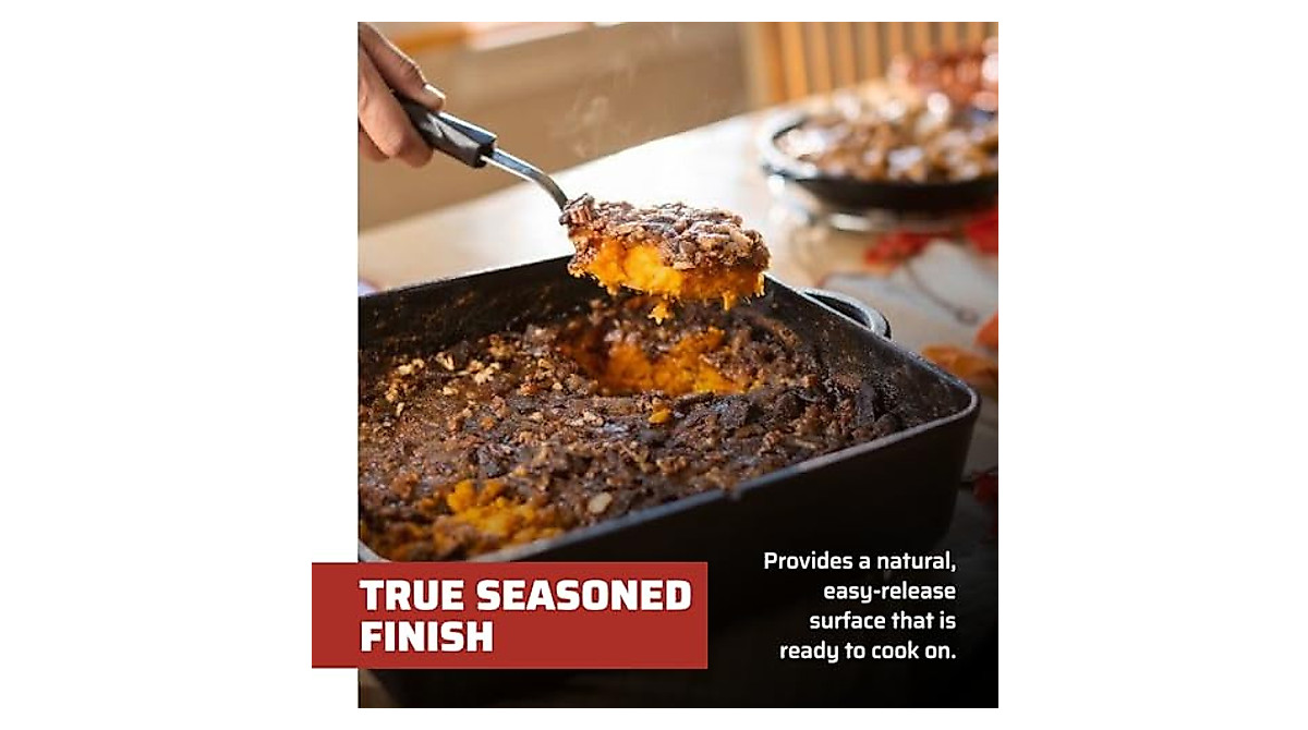 Camp Chef Square Dutch Oven - 13-inch Cast Iron with Seasoned Finish