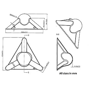 Mytee Products (10 Pack) Large Triangular Tarp Protector Flatbed Tow Truck Trailer