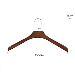 Wooden Hangers Wide Shoulder Solid Wood Suit Hanger Coat Hanger Large TPAG74215