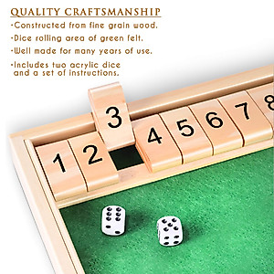 RNK Gaming Shut The Box Game