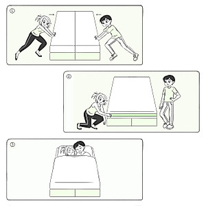 Insieme Strap for Twin Beds, 33 ft Long Twin to King Bed Converter/Mattress Joining Strap with Adjustable Metal Buckle. Use to Combine Split Twins or Twin XL to King and Hold Mattresses Together