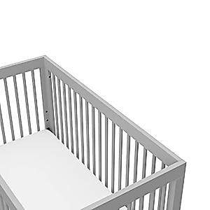 Storkcraft Beckham 3-in-1 Convertible Crib - Pebble Gray