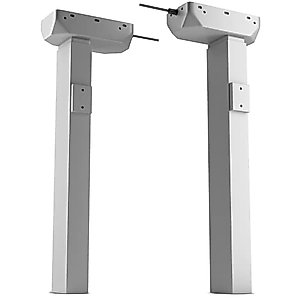 PROGRESSIVE AUTOMATIONS Height Adjustable Two-Leg Lifting Column Set - 24VDC | Brushed DC Motor | Height Range (22 to 47.5) | for Industrial, Home, Office Automation | FLT-06 Model