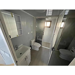 Portable Expandable Prefab House for Hotels, Offices, and More - Versatile Plastic Construction - Ideal for Villas, Warehouses, and Workshops (20FT)