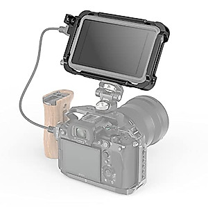 SmallRig Cage Kit for Atomos Ninja V/Ninja V+, with NATO Rail, 1/4”-20 Screw, M3 Screw，HDMI Cable Clamp, and Sunhood, Fully Protect Camera Monitor - 3788