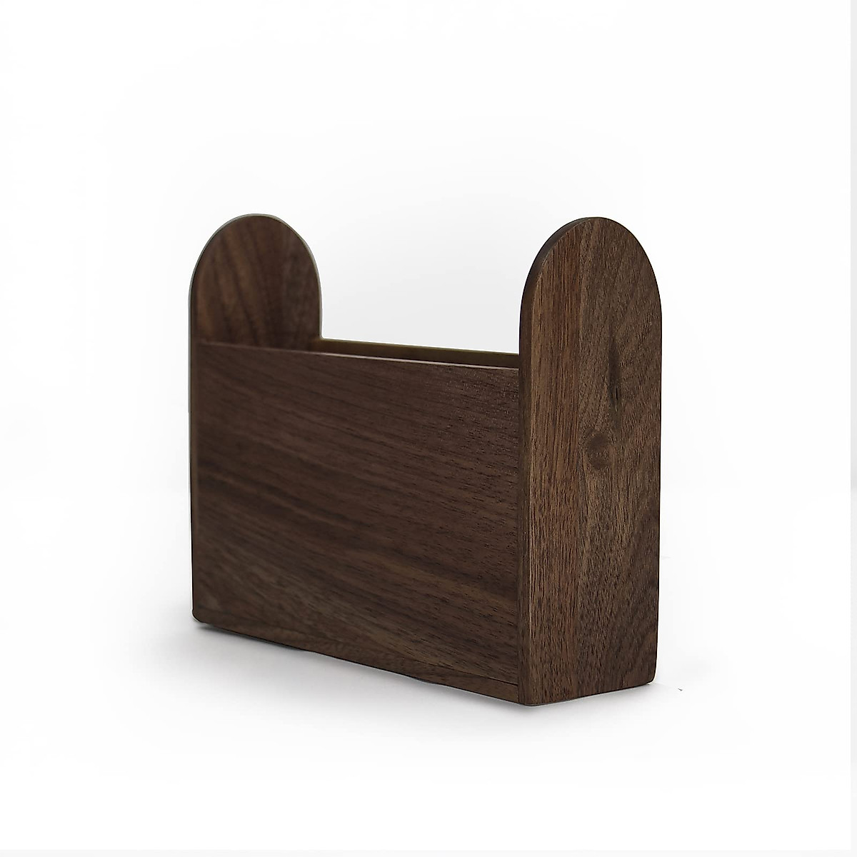 Consdan Napkin Holder, Wooden Napkin Holder, Suitable for Kitchen, Restaurant, Bar, Office, Parties, Home Décor (Solid Walnut)