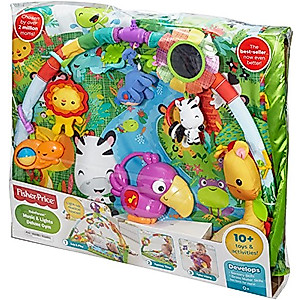 Fisher-Price Tiny Take-Alongs Gift Set, 6 Activity Toys For Baby To Rattle and Teethe