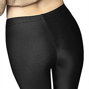 Women's Soft Leggings Golf Sun Protection Pants Leggings Compression Stockings, Black, One Size