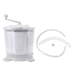 Portable Washing Machine 2 in 1 Hand Crank Mini Clothes Spin Dryer for Dorms, Apartments, Camping, RV - Washer and Dryer - Manual Non Electric