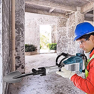 Yescom Clay Spade Chisel Shovel Scoop Bit for 1-1/8" Hex Shank Electric Demolition Jack Hammer Garden Lawn