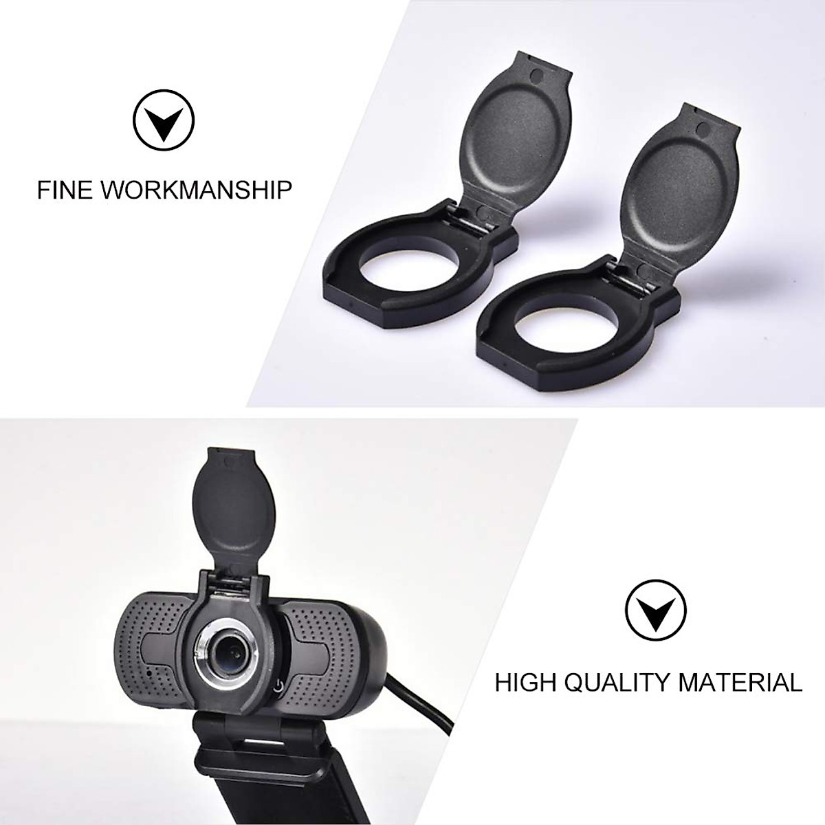 ibasenice 3 Sets 10 Pcs Cover Lens Cap Camera Supplies Camera Protective Lens Cover Webcam Lens Cap USB Camera Lens Cover Camera Accessories