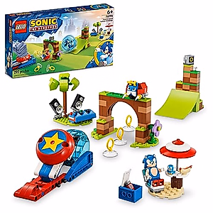 LEGO Sonic The Hedgehog Sonic’s Speed Sphere Challenge 76990 Building Toy Set, Sonic Playset with Speed Sphere Launcher and 3 Sonic Figures, Fun Birthday Gift for Young Fans Ages 6 and Up