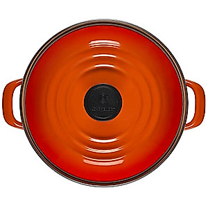 Le Creuset Enamel On Steel Stockpot, 8 qt., Flame