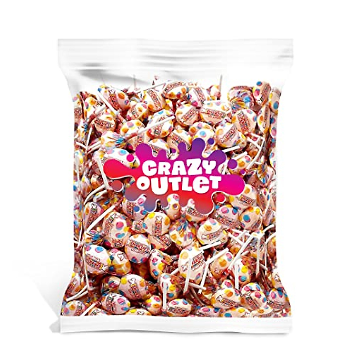 Smarties Lollipops Original Flavor - Bulk Pack 2 Pounds (About 100 Count) - Vegan-Friendly Hard Candy