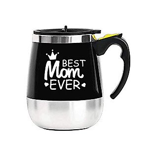 BINE Update Self Stirring Mug Auto Self Mixing Stainless Steel Cup for Coffee/Tea/Hot Chocolate/Milk Mug for Office/Kitchen/Travel/Home -450ml/15oz