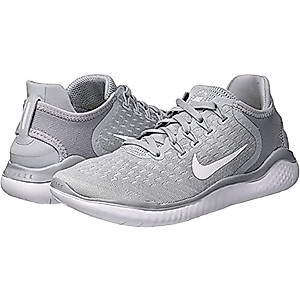Nike Womens Free RN 2018 Running Shoes (8.5, White)