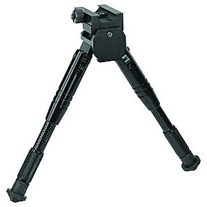 Caldwell Bipod 7.5" - 10" with Adjustable Legs and Slim Folding Design for Easy Transport, Rifle Stability, and Target Shooting