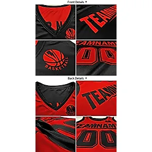 Custom Reversible Basketball Jersey Mesh Performance Uniform Personalized Printed Name Number for Men/Boy