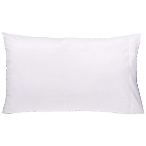 KAF Home Brushed Microfiber Pillow Cases Bulk Pack, Control Allergies and Ensure Sound Sleep, Set of 12, White