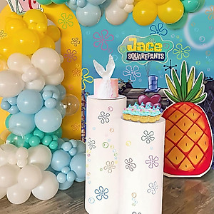 Dripykiaa 183 Pieces Flowers Bubbles Wall Decals Under The Sea Birthday Party Decorations Wall Stickers for Bedroom Bathroom Decor Wall Decor for Boys Girls Teens Adults