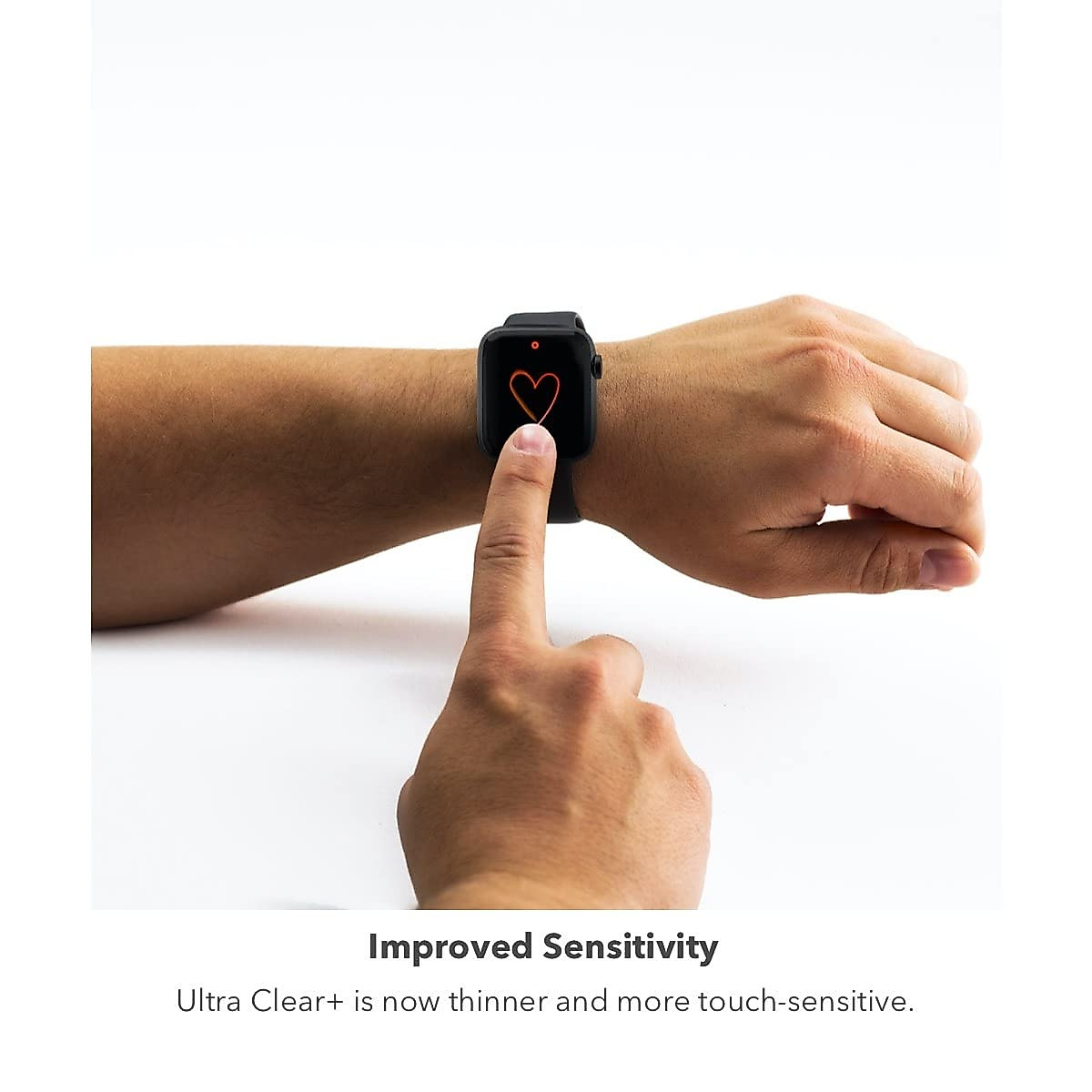 ZAGG InvisibleShield Ultra Clear - Film Screen Protector - Made for Apple Watch Series 6, SE (2020), Series 5 and Series 4 (44mm) - Clear, 200206861