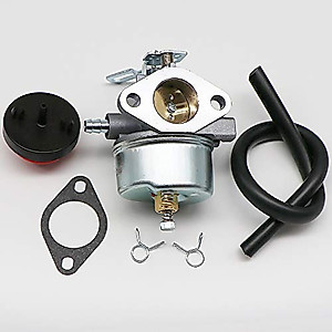 KIPA Carburetor For Tecumseh 632334A 632334 HM70 HM80 HMSK80 HMSK90 Snowblower Engines With Gasket Fuel Filter