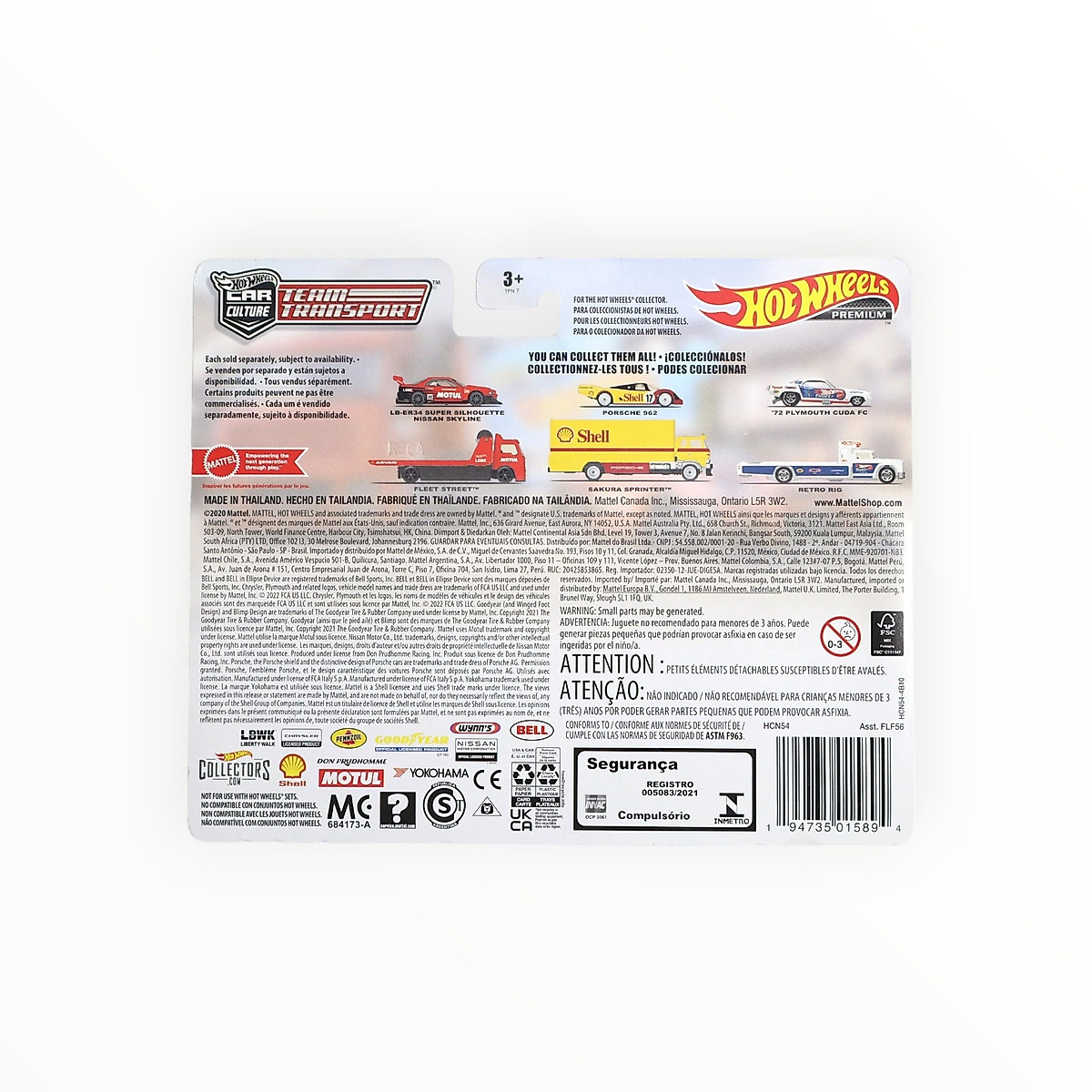 Hot Wheels LB-ER34 Super Silouette Nissan Skyline Fleet Street, Team Transport Nissan Skyline #44