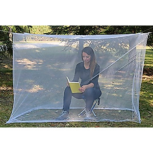 Coghlan's Single Wide Rectangular Mosquito Net, Green, Single Wide / 240-mesh & 9640 32x78 Mosquito Bed Net, Multicolor, Single Wide / 180-mesh