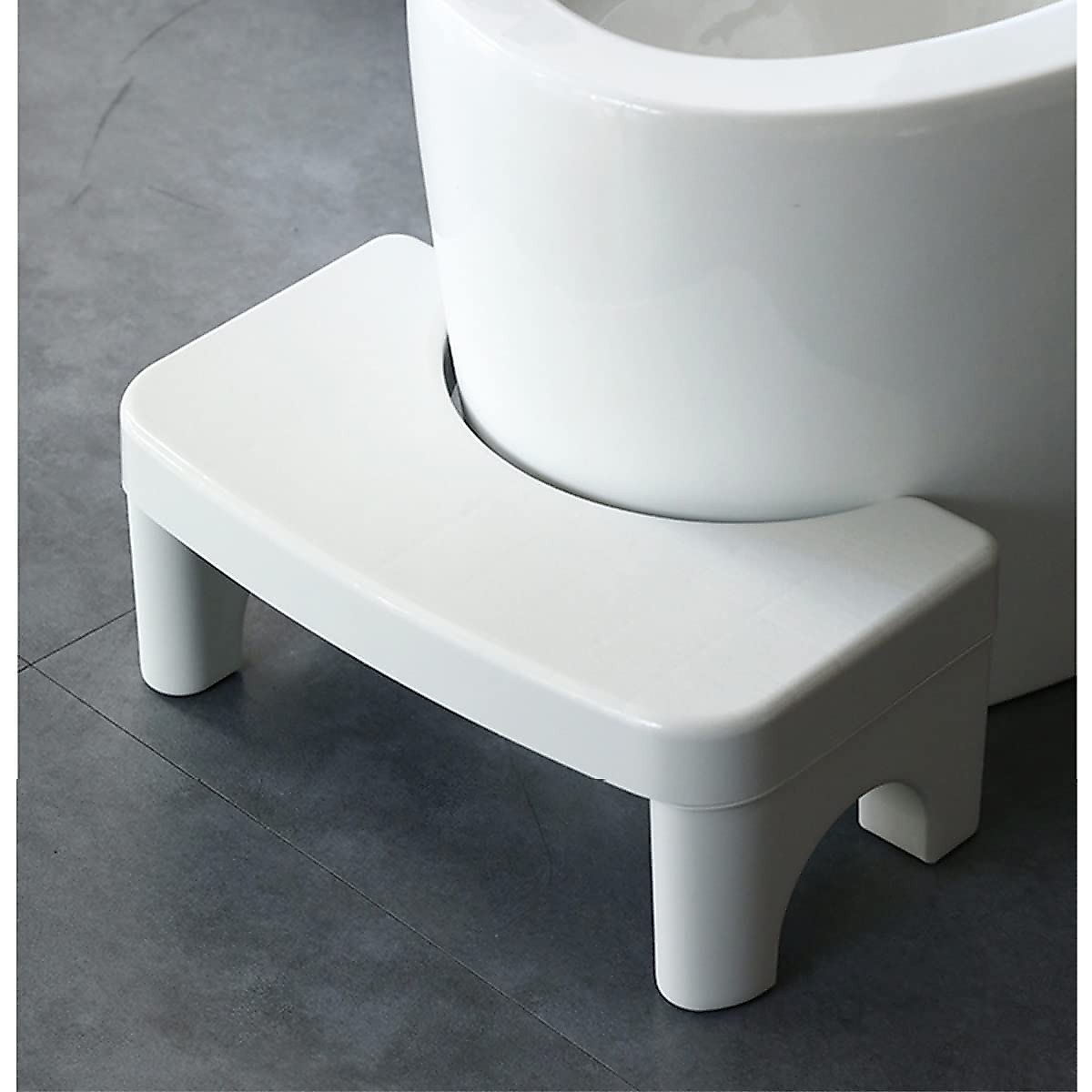 WDOPEN Toilet Stool,Detachable Toilet Potty Step Stool, Folding Squatting Potty Poop Stool, 7'' Height Safe Healthier Simple Design