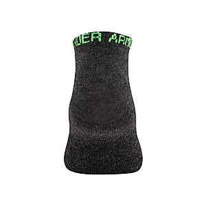 Under Armour Women's Essential No Show Socks, Multipairs, Heather/Assorted Colors (6-Pairs), Medium