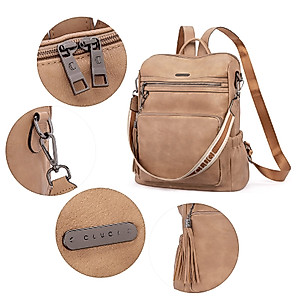 CLUCI Backpack Purse for Women Bundles with Kids Backpack for School Boys&Girls Toddler