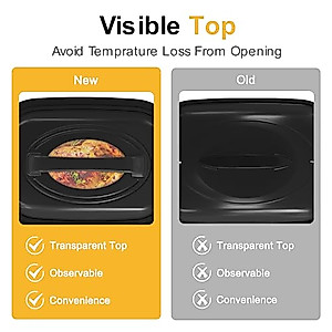 RoyalCraft 26-Quart Electric Roaster Oven - Perfect for Large Meals and Holiday Feasts, Black