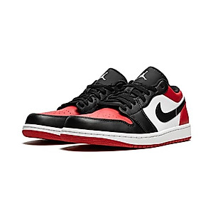 Jordan Mens Air 1 Low 553558 612 Bred Toe - Size 7.5