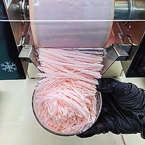 Mvckyi Commercial Snowflake Ice Machine, 176lbs/24H Korean Ice Shaver Machine, Snow Cone Maker Machine, Touch Control Panel, Air Cooling, for Restaurant, Snack Bar, Ice Cream Shop