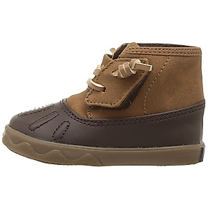 Sperry Kids Footwear Baby Icestrom Crib Boot, Tan/Brown, 3 US Unisex Infant