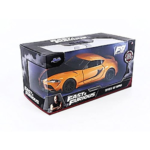Jada Toys Fast & Furious 1:32 2020 Toyota Supra Die-cast Car, Toys for Kids and Adults,Yellow